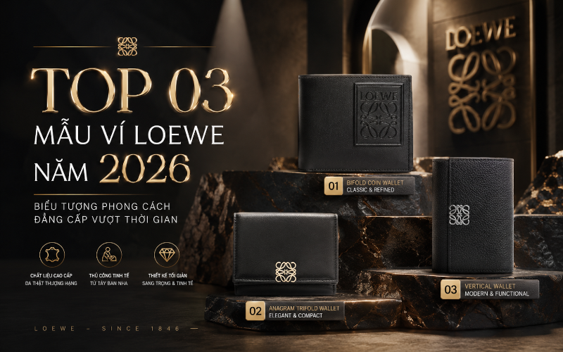 Top 03 Mẫu Ví LOEWE Đáng Sở Hữu Nhất Năm 2026 – Blank Room