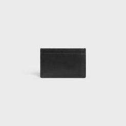 CELINE CARD HOLDER BLACK CUIR TRIOMPHE IN SHINY CALFSKIN – Blank Room