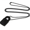 CHROME HEARTS BLACK SILICONE LOCK NECKLACE – Blank Room
