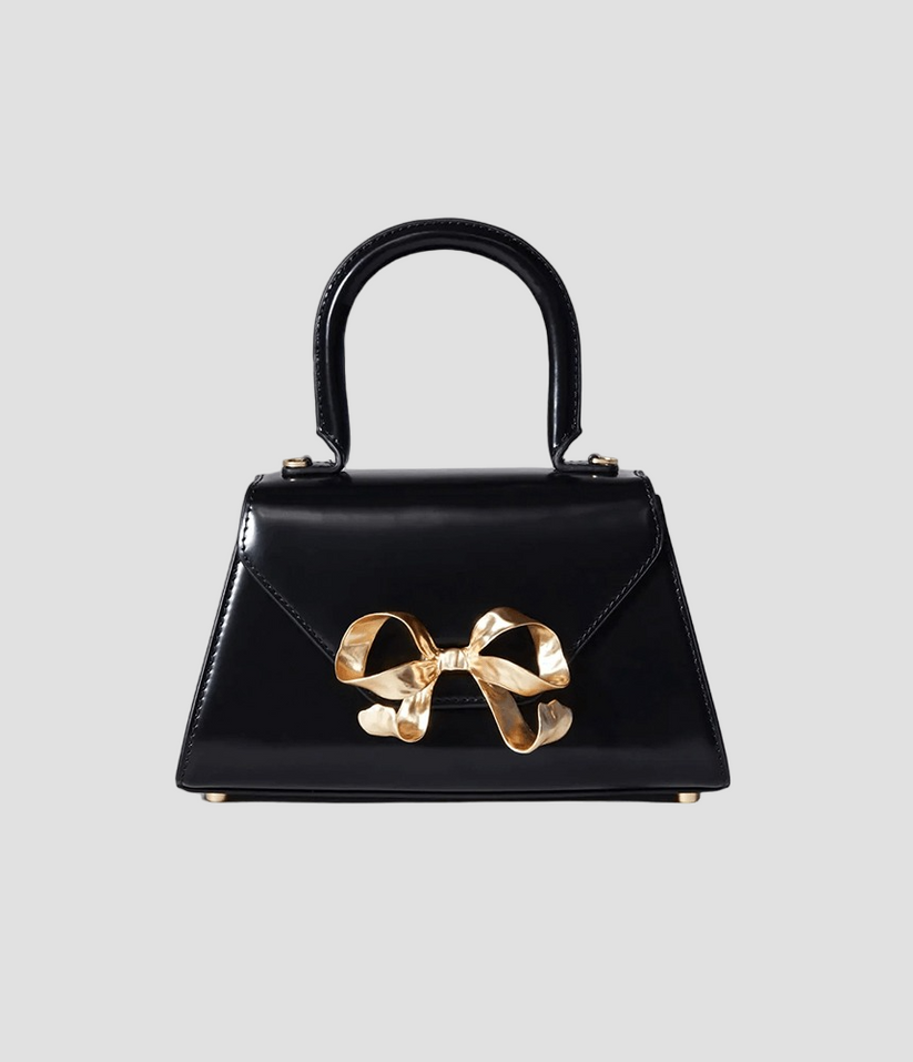 SELF-PORTRAIT MINI BOW BAG WITH GOLD HARDWARE – Blank Room