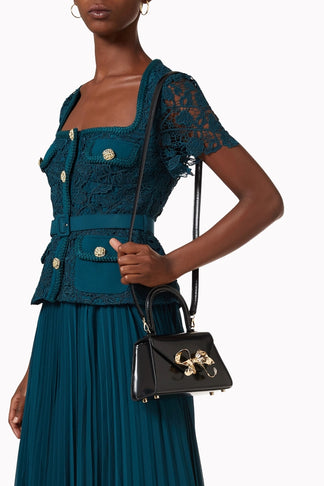 SELF-PORTRAIT MINI BOW BAG WITH GOLD HARDWARE – Blank Room