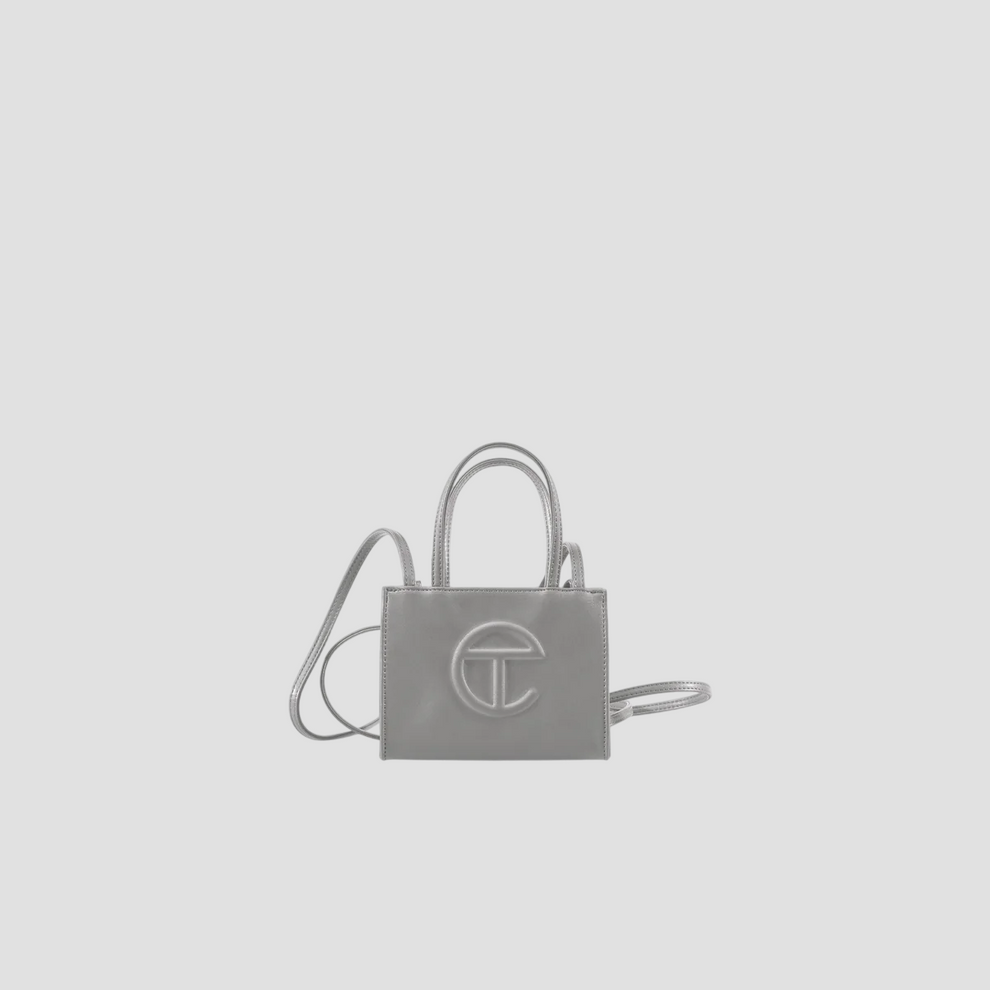 TELFAR SMALL SHOPPING BAG GREY – Blank Room