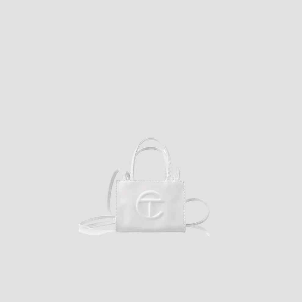 TELFAR SMALL SHOPPING BAG WHITE – Blank Room